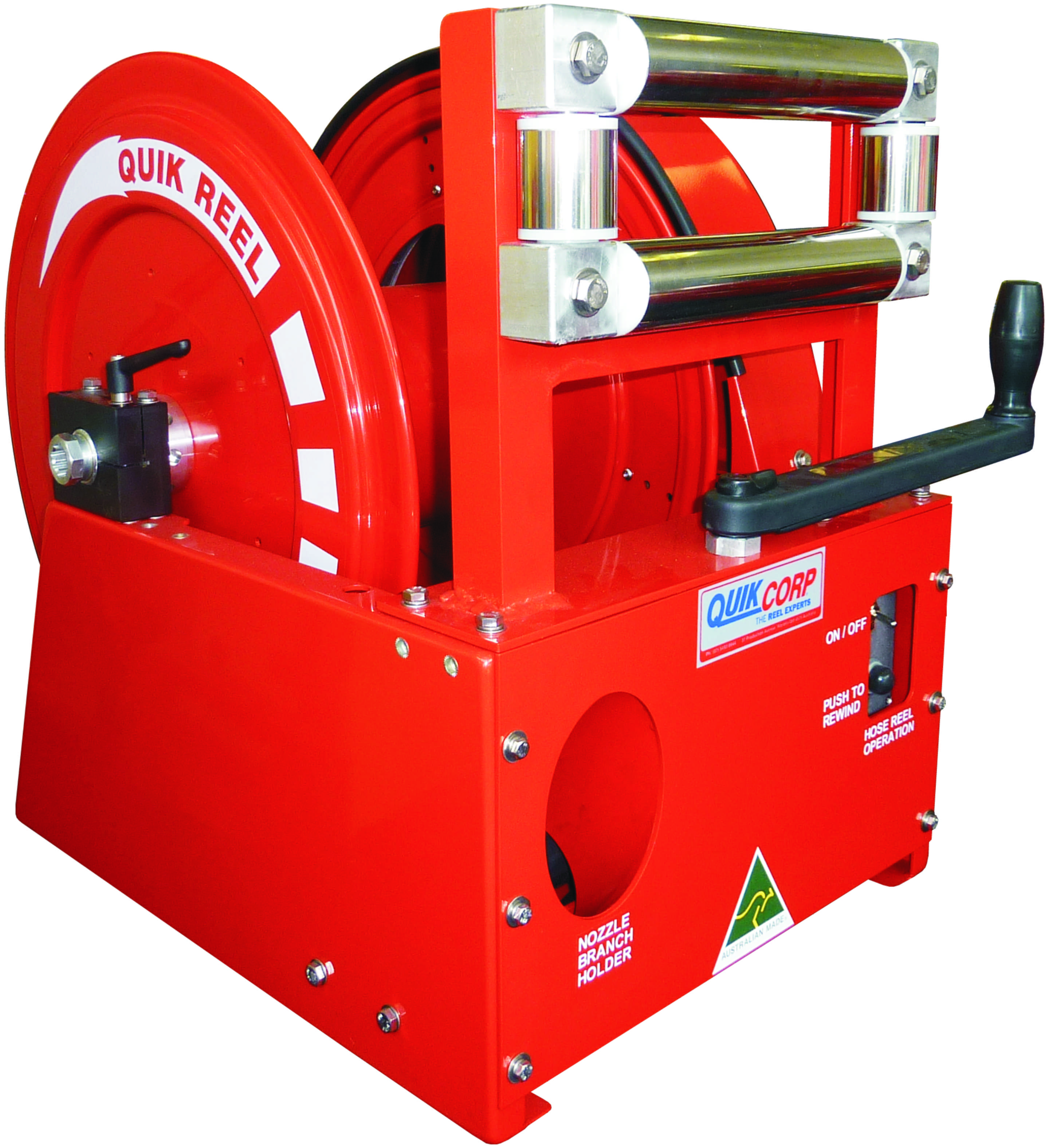 Quikcorp Powered Hose Reel - RFR2 | Fire and Rescue Products New Zealand