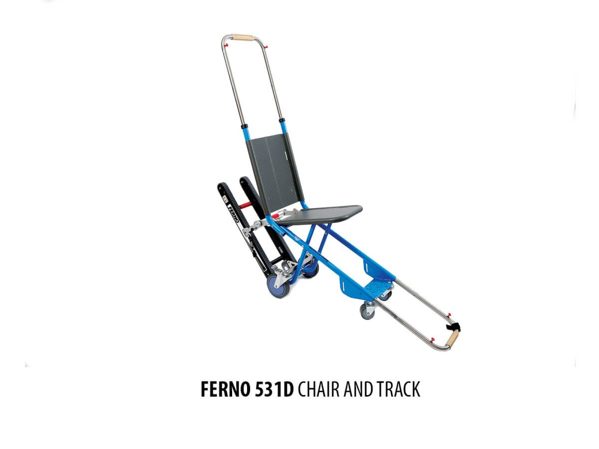 Ferno 531D Chair and Chair Track | Fire and Rescue Products New Zealand